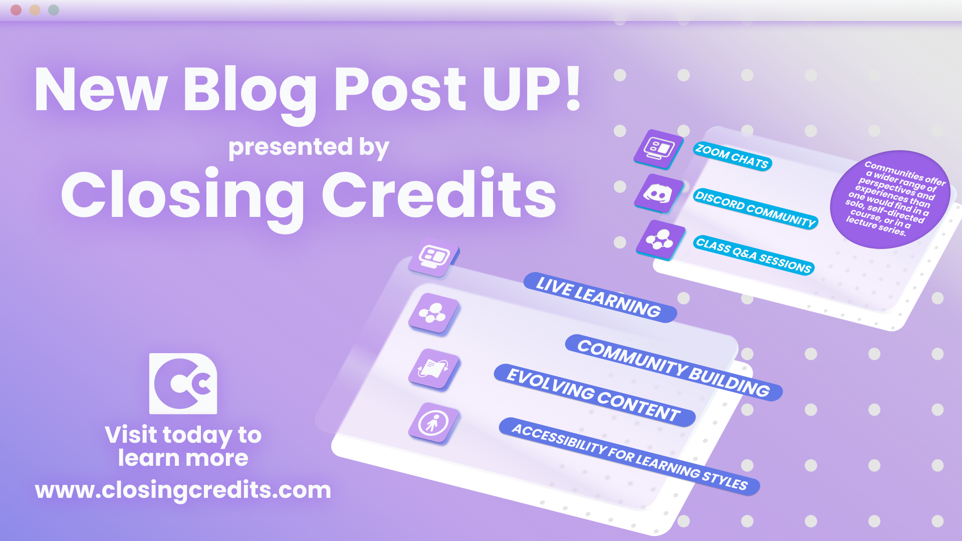 Events | Closing Credits